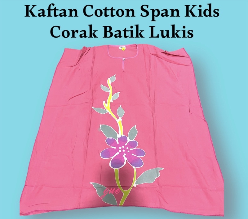 [3T-4T] Kaftan Kids Cotton Saiz M Corak Batik Lukis Malaysia Baju Tidur ...
