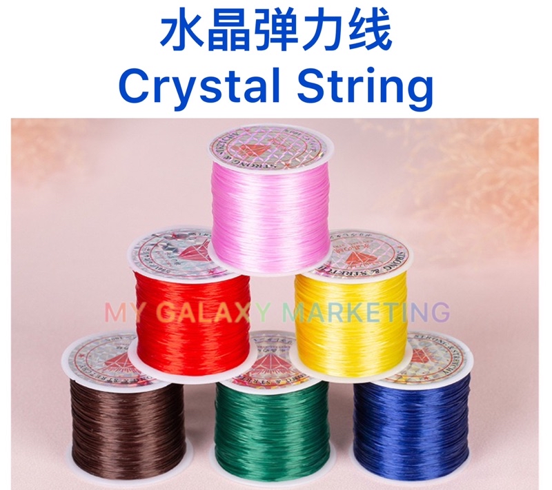 Tali Manik Gelang Tali Elastik 50m Elastic Crystal String Beading ...