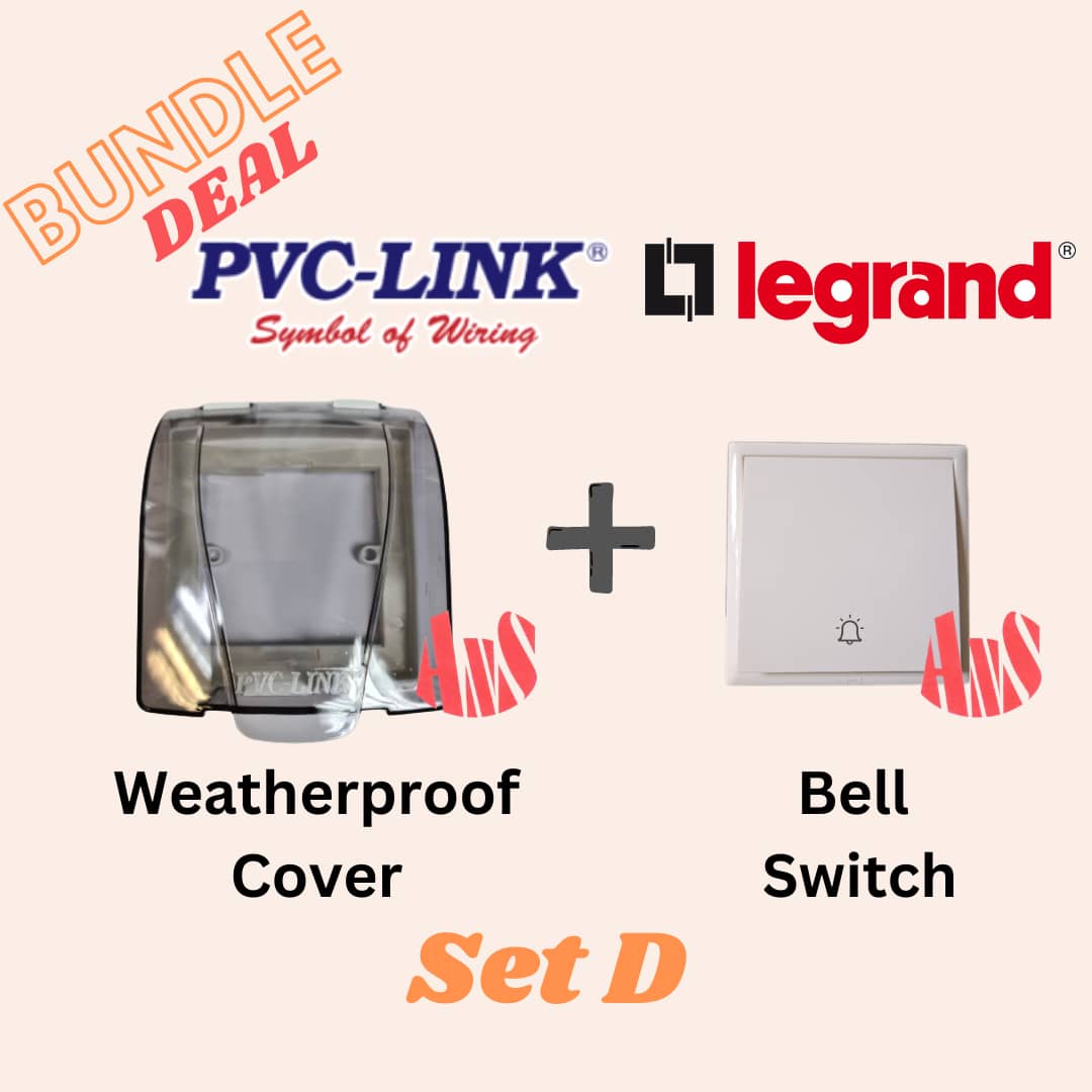 Bundle Deal - Legrand Weatherproof Bell Switch with Cover, 1Gang 2Way ...