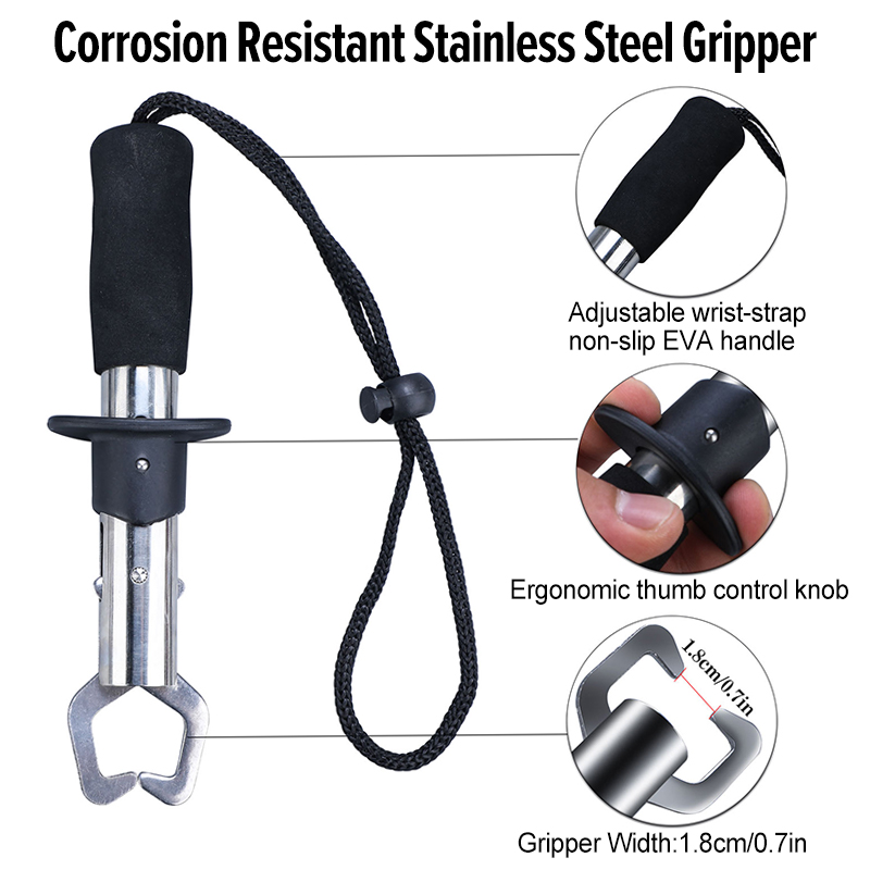 Stainless Steel Fish Lip Grip Fish Controller High Quality Fishing ...