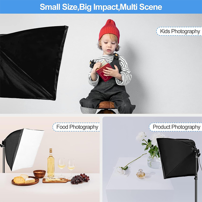 Softbox Lighting Kit,50cmX70cm Soft Box,Professional Softbox ...