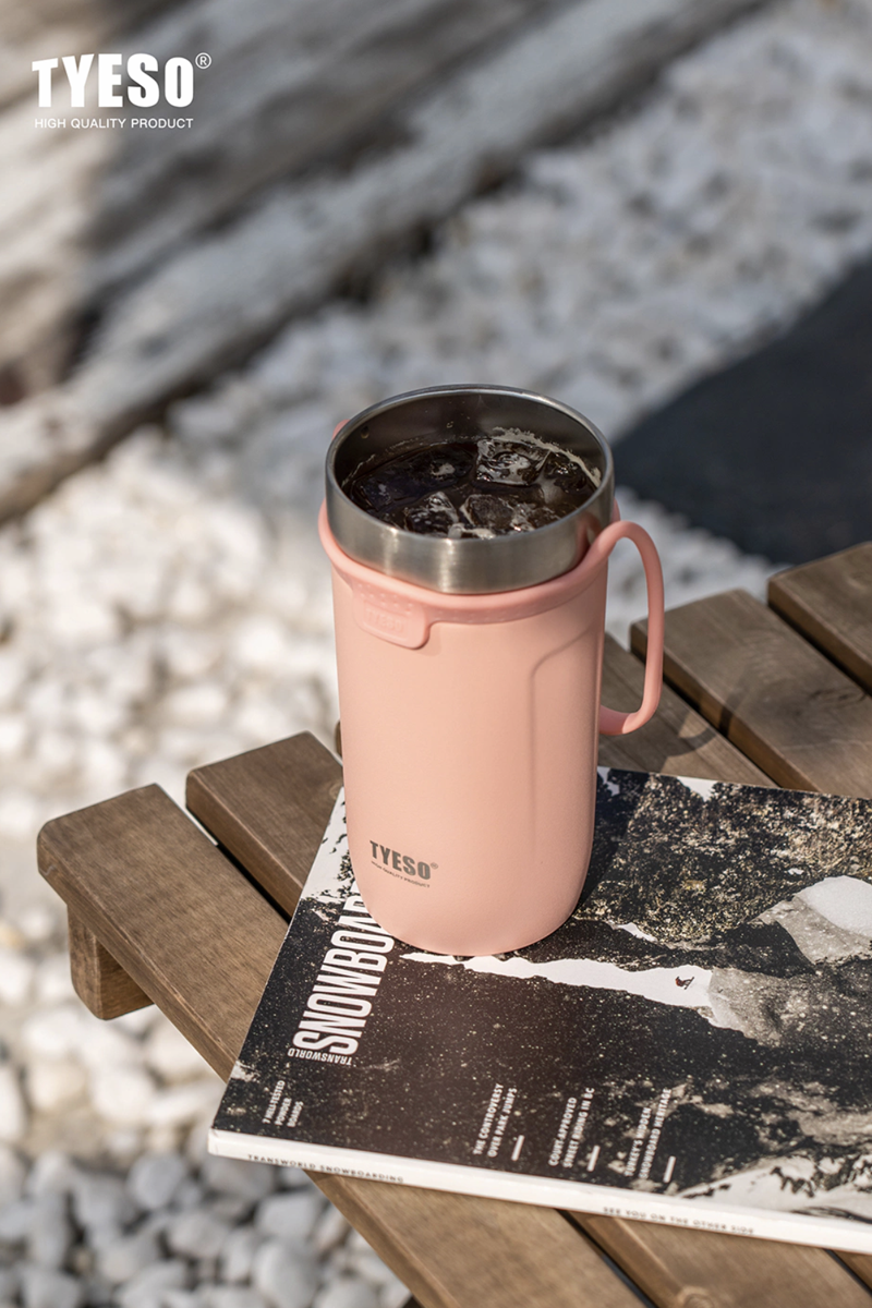 Tyeso Insulated Tumbler 550ml/710ml With Silicone Strap And Straw ...