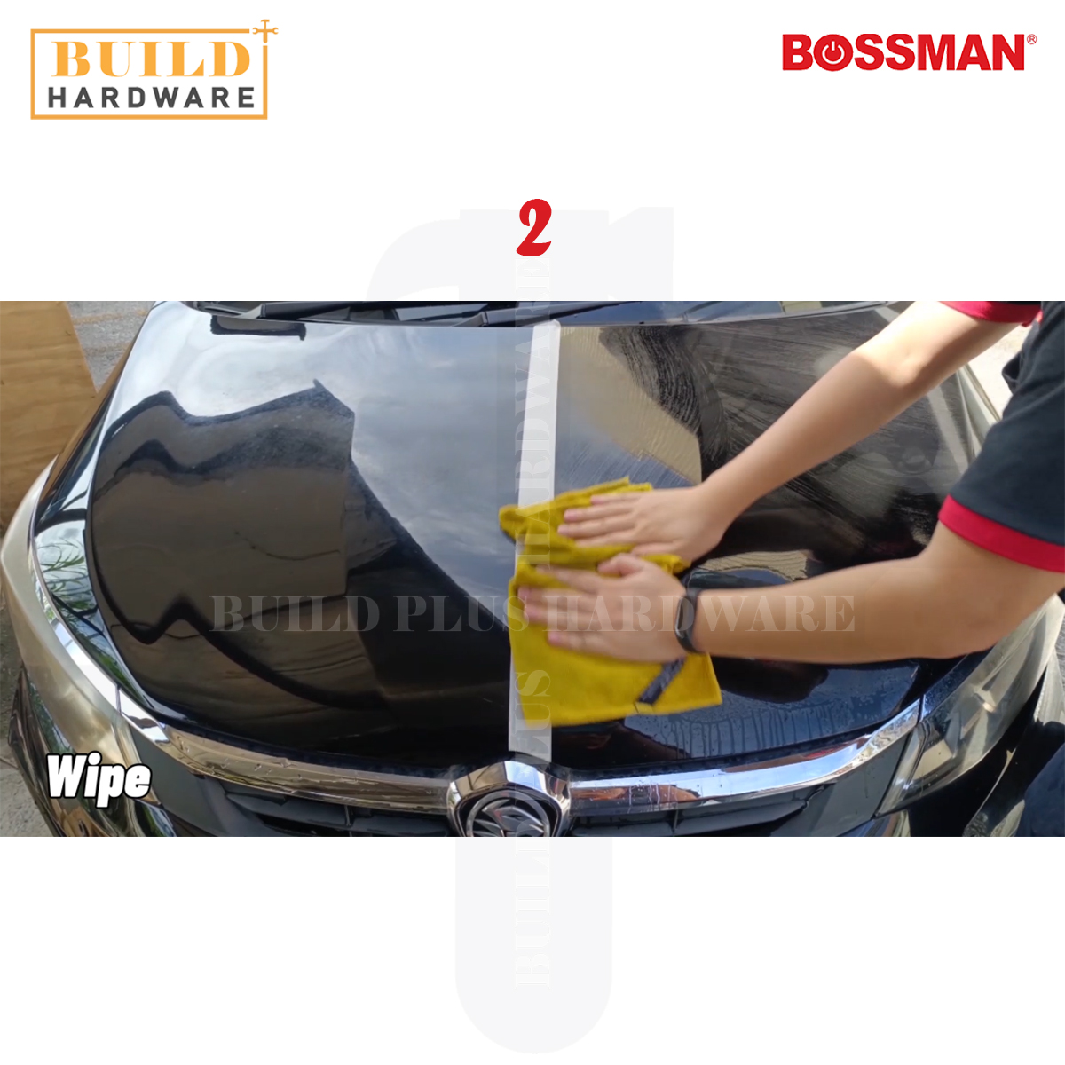 BOSSMAN BQC-500 Body-Pro Quick Coating 500ml 车身保护剂 Spray Gloss Car ...