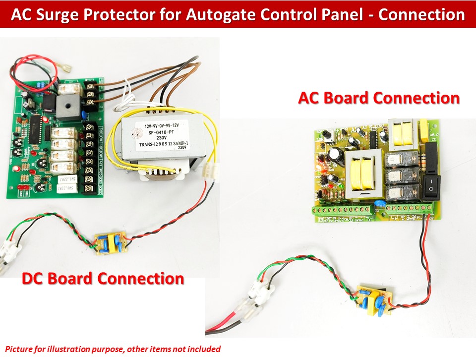 AC Lightning Surge Protector for Autogate control panel / AC Surge ...