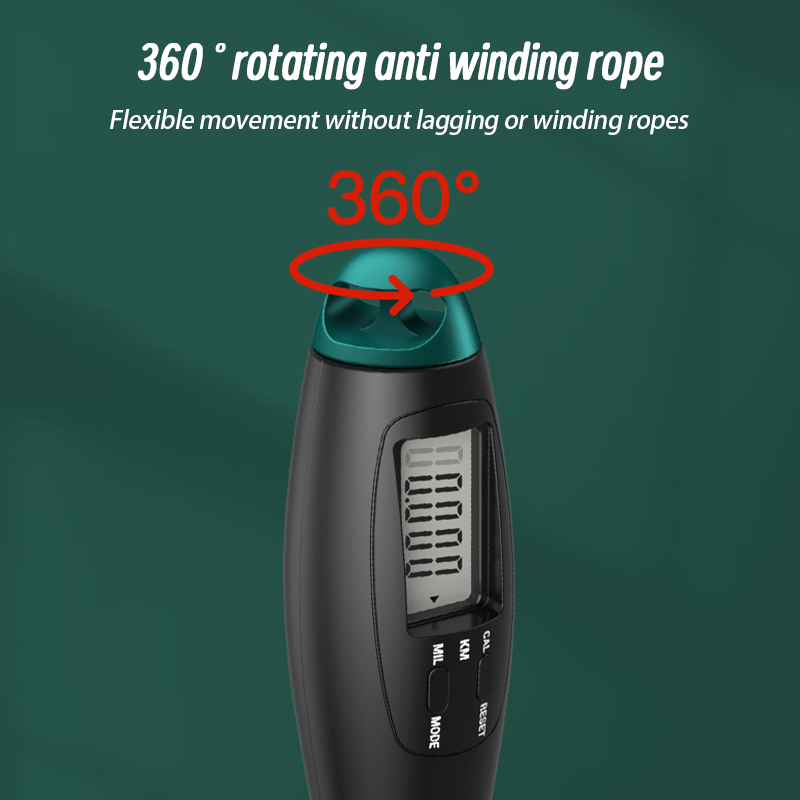 Digital Skipping Rope Portable Cordless Smart Skipping Rope With LCD ...