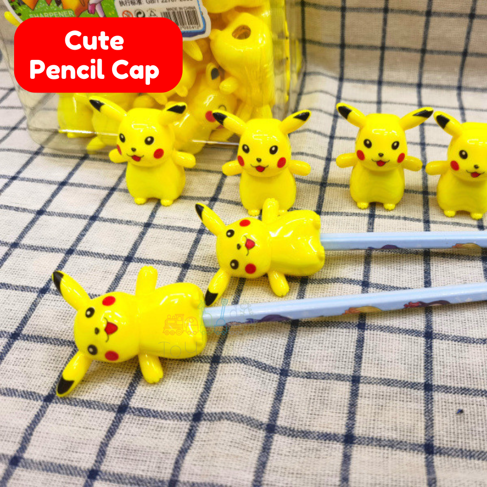 ToyTales 🍭 PIKACHU STATIONERY [ 3D Sharpener ] 🍭 Alat Tulis Pokemon ...