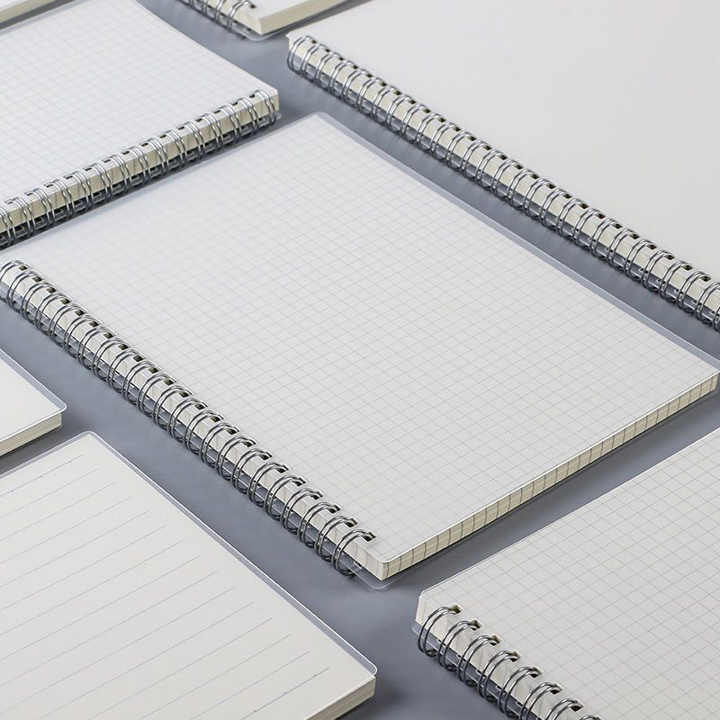 𝗟𝗔𝗬-𝗙𝗟𝗔𝗧 𝗗𝗘𝗦𝗜𝗚𝗡 》Matte Cover Spiral Coil Notebook Journal Note Book ...