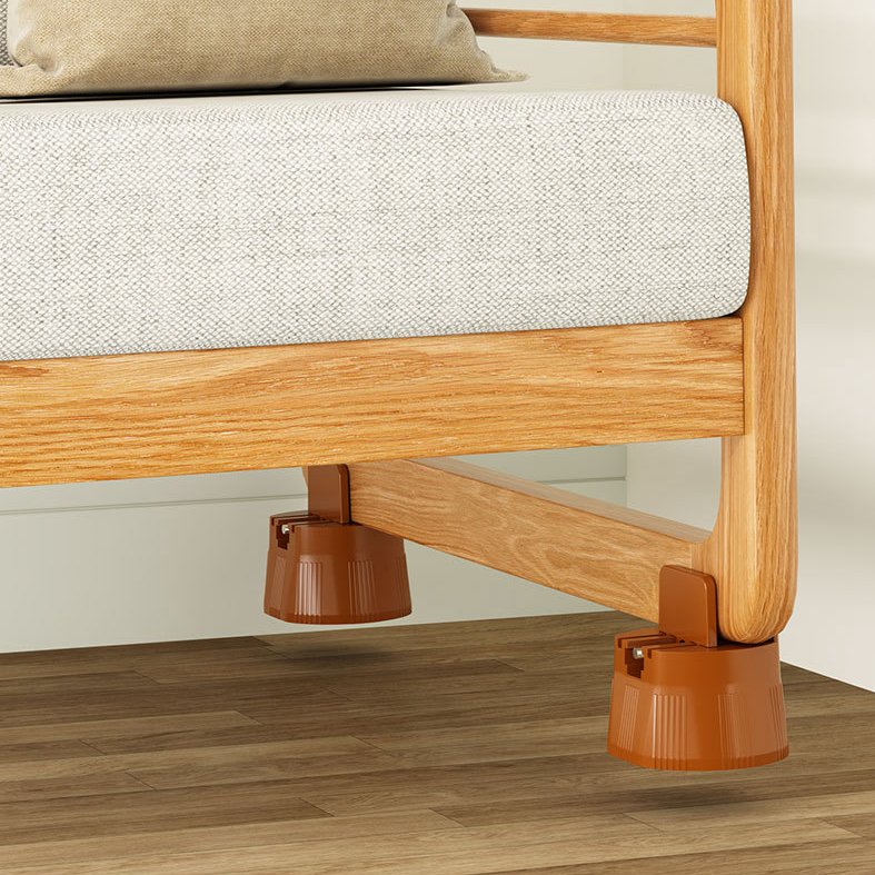 4PCS Bed Foot Booster Mats Chair Leg Risers Adjustable Chair Feet Riser ...