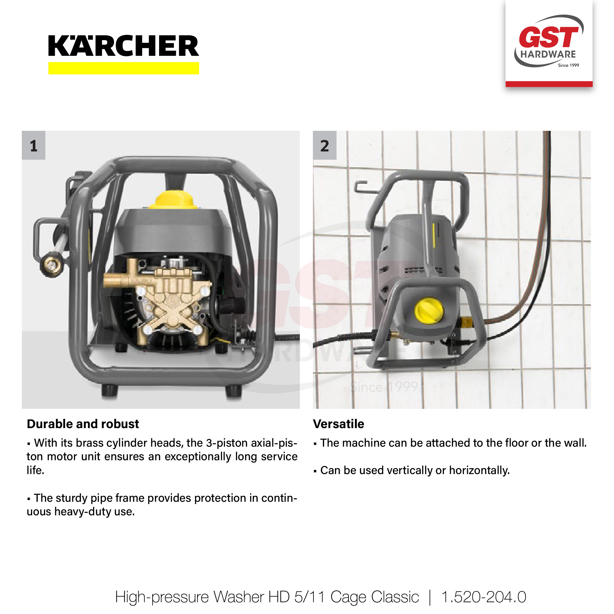 KARCHER Water Jet High Pressure Heavy Duty Water Jet Industrial Heavy Duty Water Jet High ...
