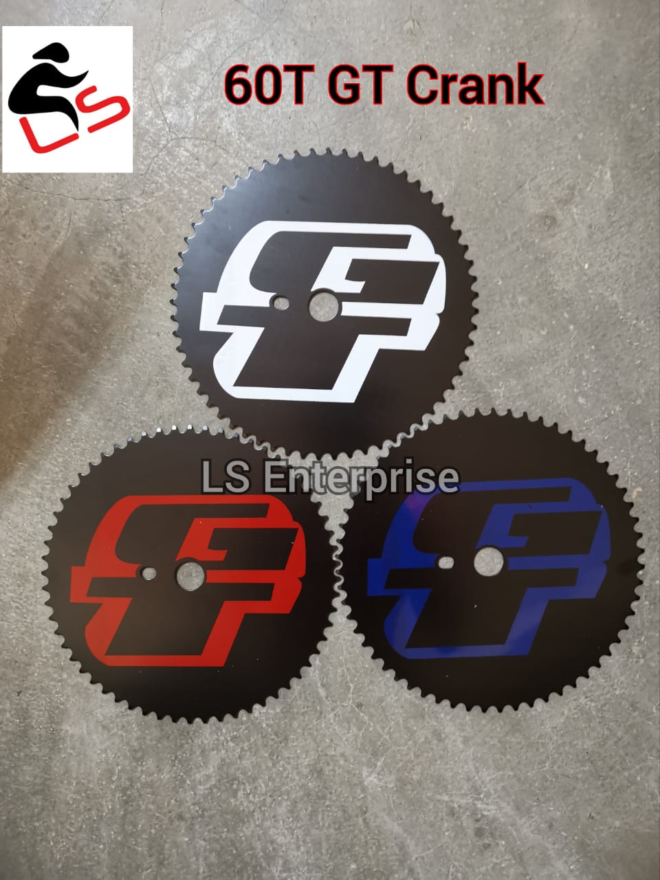 44T 52T 60T LS Crank GT BMX Basikal GT Crank Bicycle | Shopee Malaysia