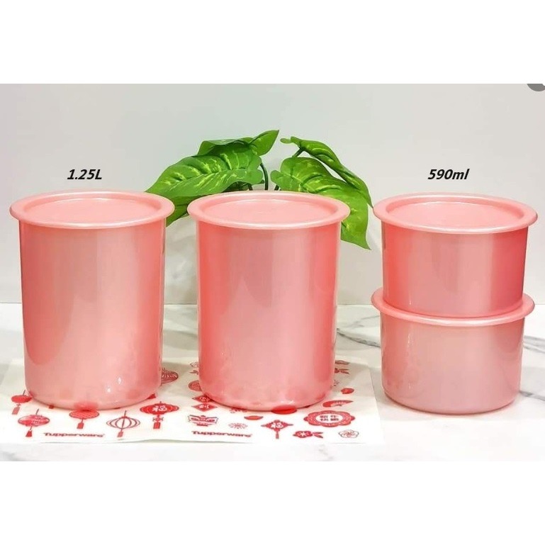Tupperware One Touch Canister One Touch Topper (Airtight) (Kedap Udara) Food Storage Box ...