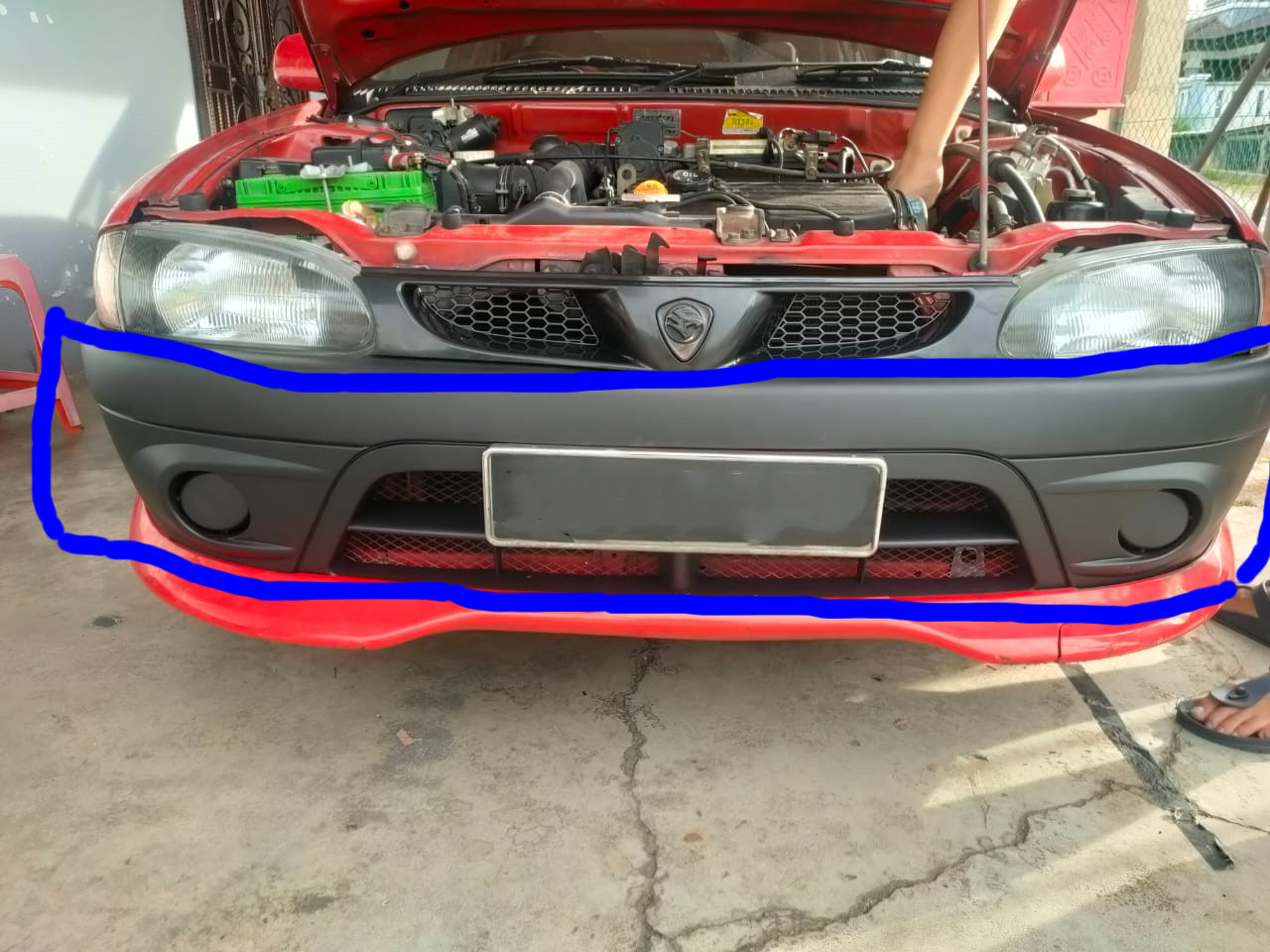 PROTON WIRA ARENA SATRIA PUTRA FRONT BUMPER DEPAN BUMPER FRONT BUMPER ...