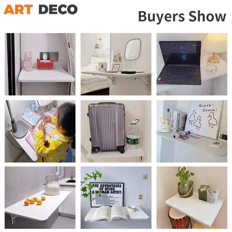 Office Table Wall Mounted Wall Table Folding Table With Bracket ...