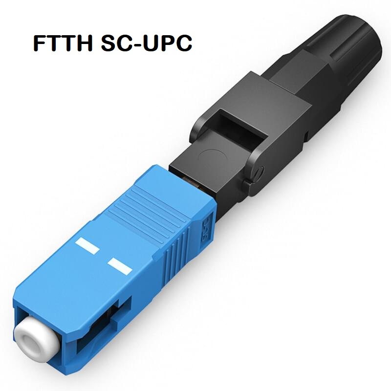 FTTH FC SC ST UPC LC SM MM Singlemode Multimode Fiber Optic Connector ...