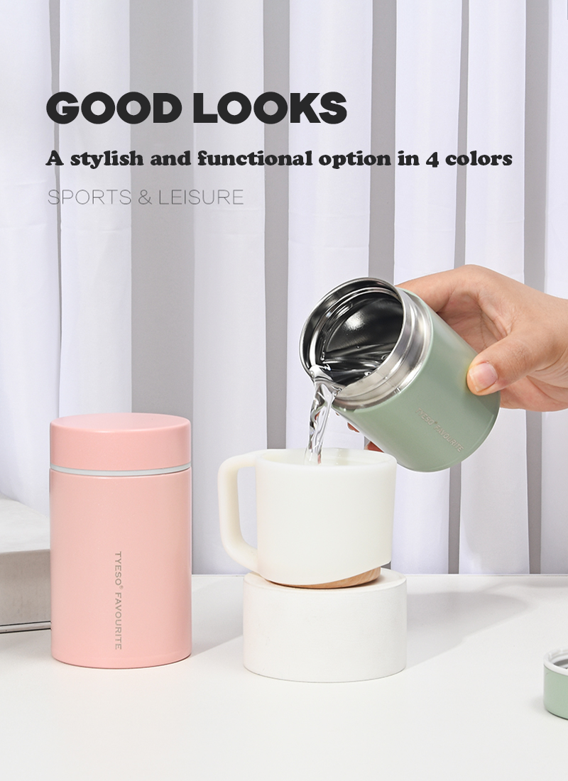 【AUTHORIZED DEALER】TYESO Thermos Food Jar 200ml/260ml Heat Preservation ...