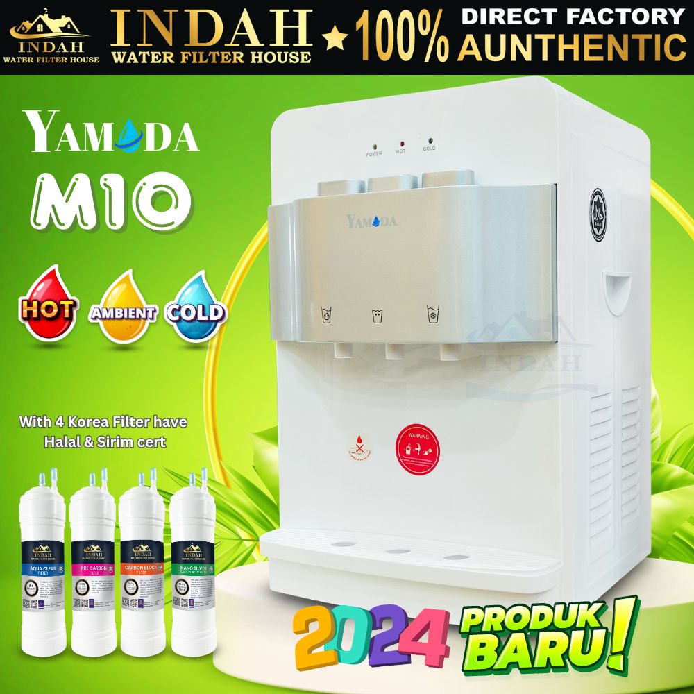 Yamda Mild Alkaline Water Dispenser Hot Normal Cold Model - M10 / M12 ...