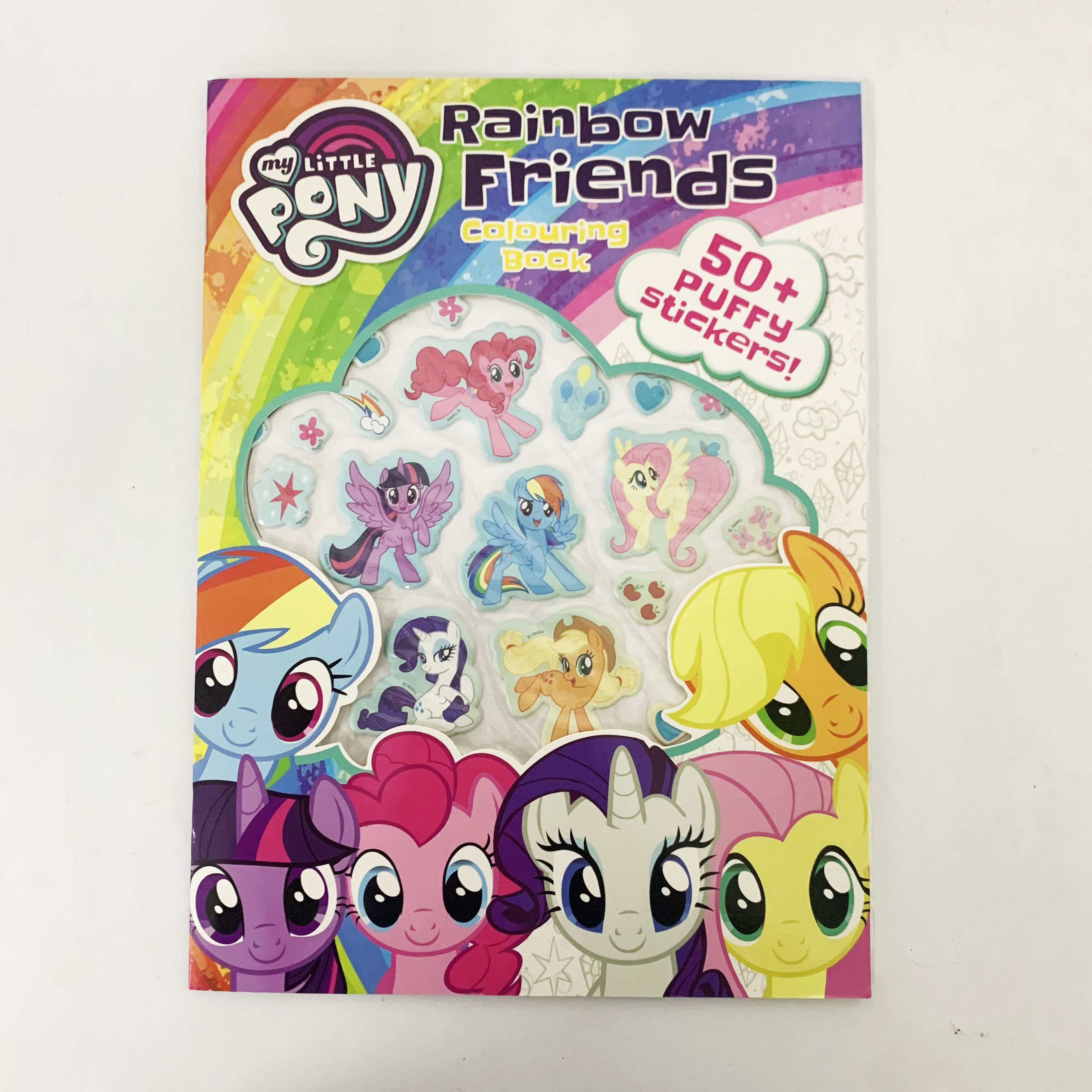 My Little Pony 50 Puffy Stickers Activity Book for Kids with Colouring ...