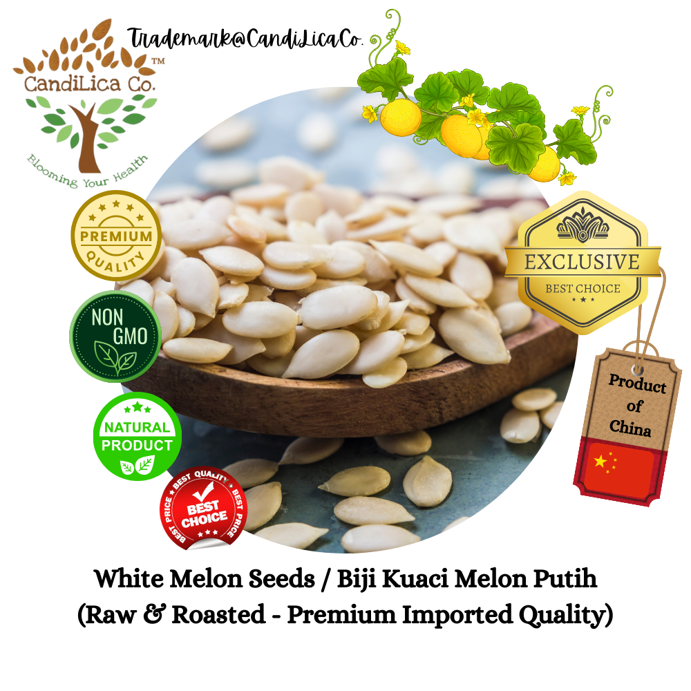 CandiLica Co. Premium Imported White Melon Seeds / Biji Kuaci Melon ...