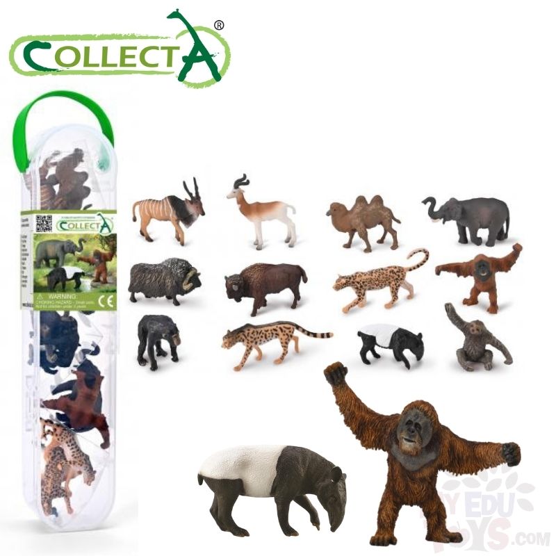 CollectA Box A1212 - 12PCS Of Mini Wild Animals Set 2 - Mini Action ...