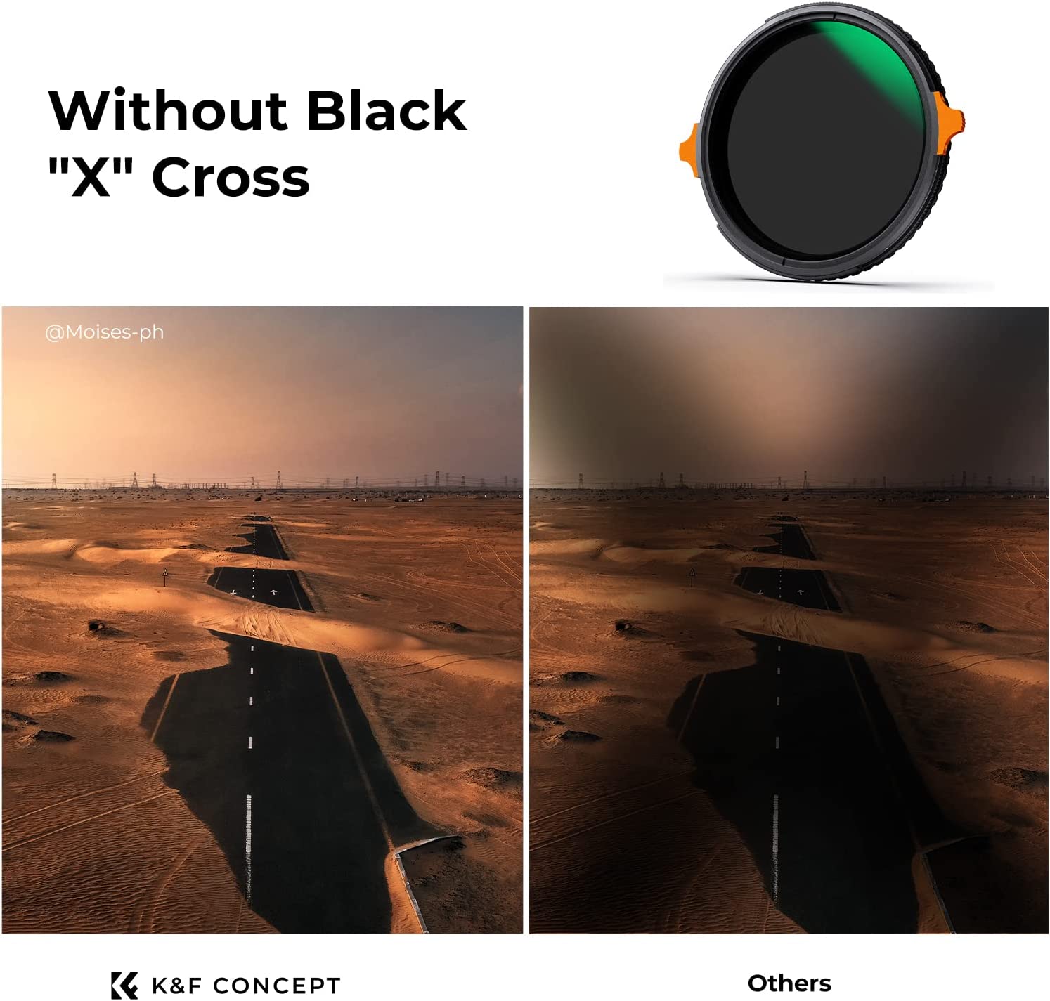 K&F Concept ND2-ND400 B-Series Variable ND Filter / NANO-X Series ND4 ...