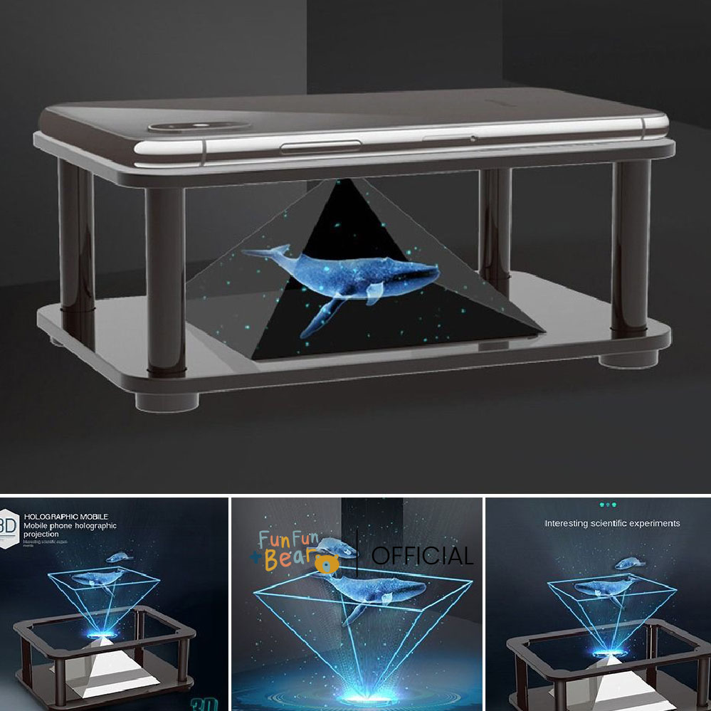 DIY 3D Holographic Projector Hologram Handmade Galaxy Science ...