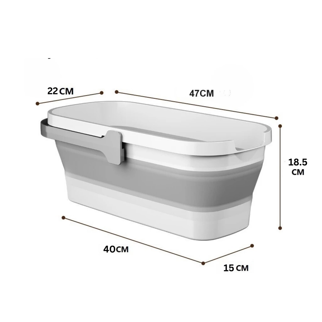 Baldi Air Lipat Baldi Mop Collapsible Water Pail Foldable Bucket Flat ...