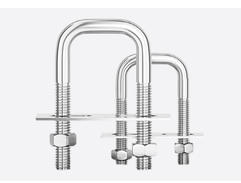 ready stock 现货 M6 304 Stainless Steel Square Card Right Angle U-Shaped ...