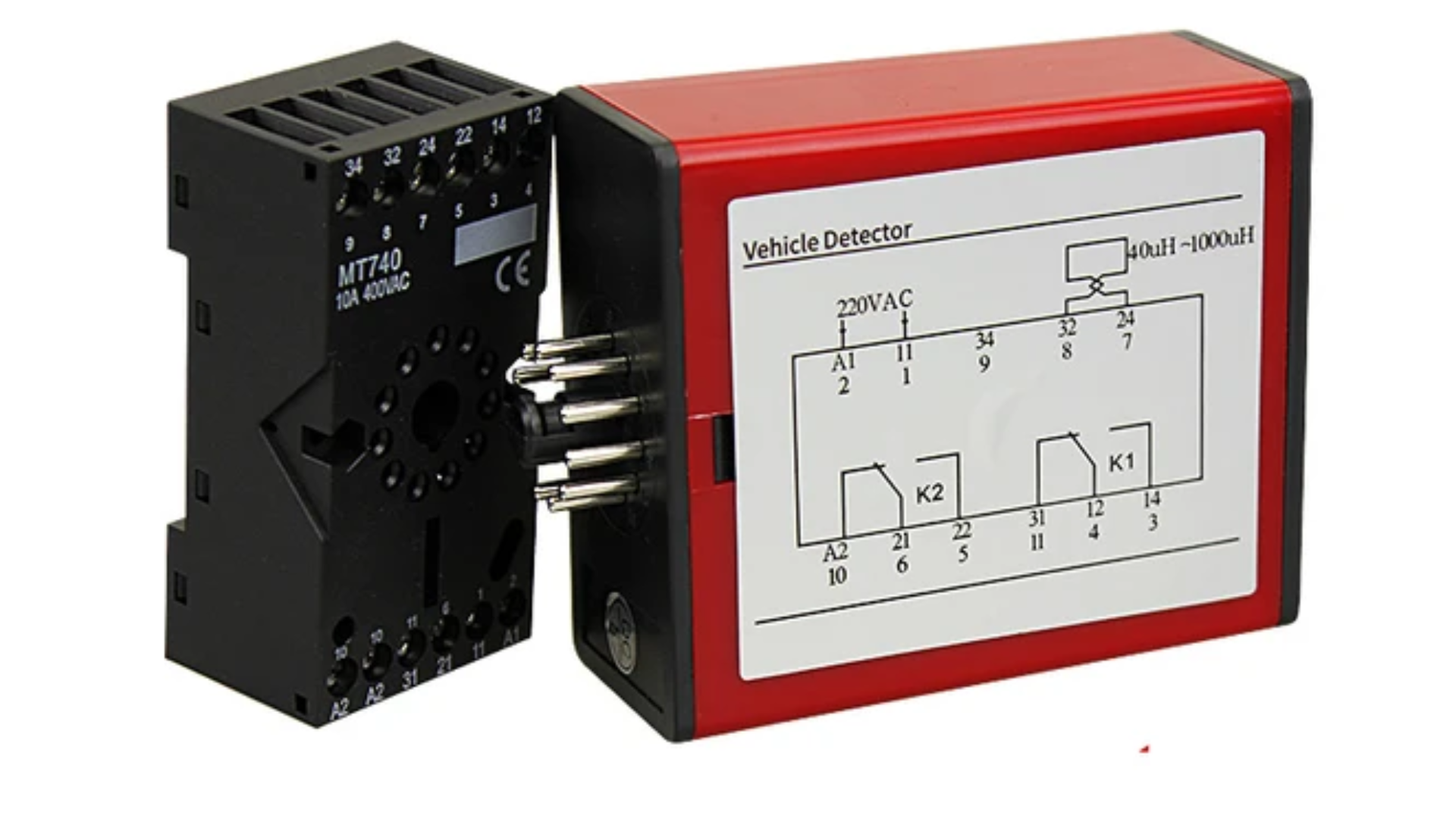 Barrier Gate Single Channel Loop Detector Two Relay Output use for ...