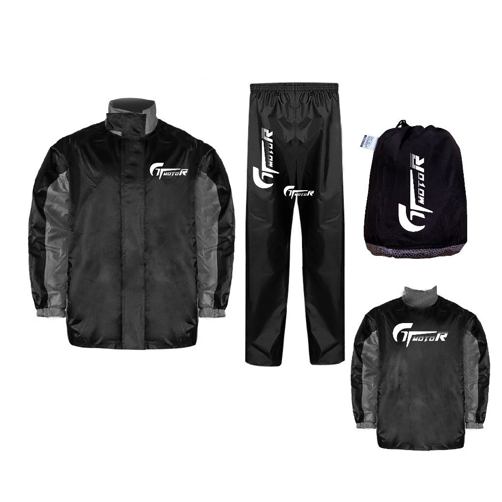 GTmotor Premium Poly Pongee Raincoat Motorcycle Rainsuit Rain Coat ...