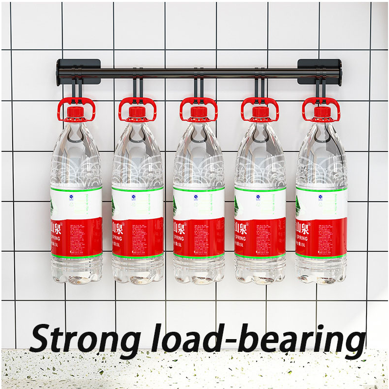 Newest Kitchen Hanging Rack Multifunction Hanging 12 Hooks Wall Hanging ...