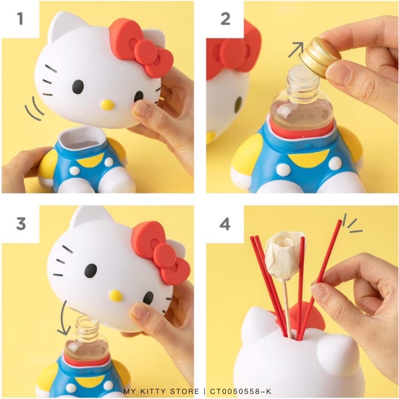 Sanrio Korea 3D Hello Kitty My Melody Room Diffuser Set Cute Sanrio ...