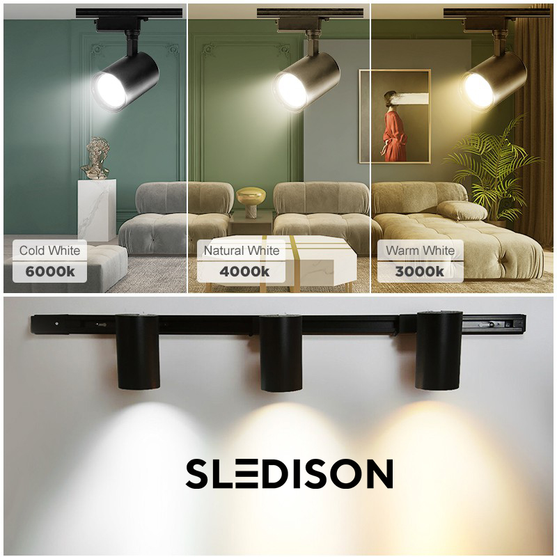【SET L/U/Square】LED Track Light Custom Make 12W/20W Spotlight Ceiling ...