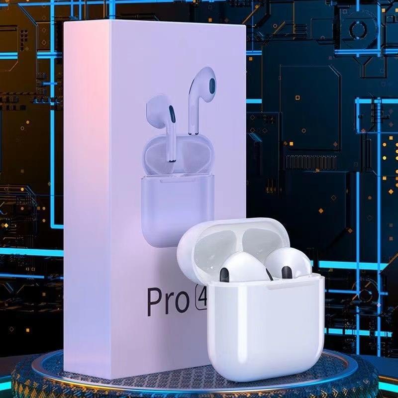 Pro4 Wireless Bluetooth Earphone TWS Headphones HiFi Stereo Sound Music ...