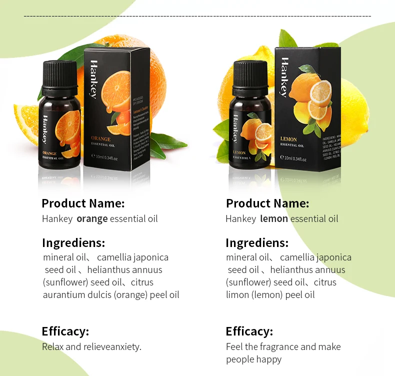 【Hankey Essential Oil】10ml Aroma Air Diffuser Water Soluble ...