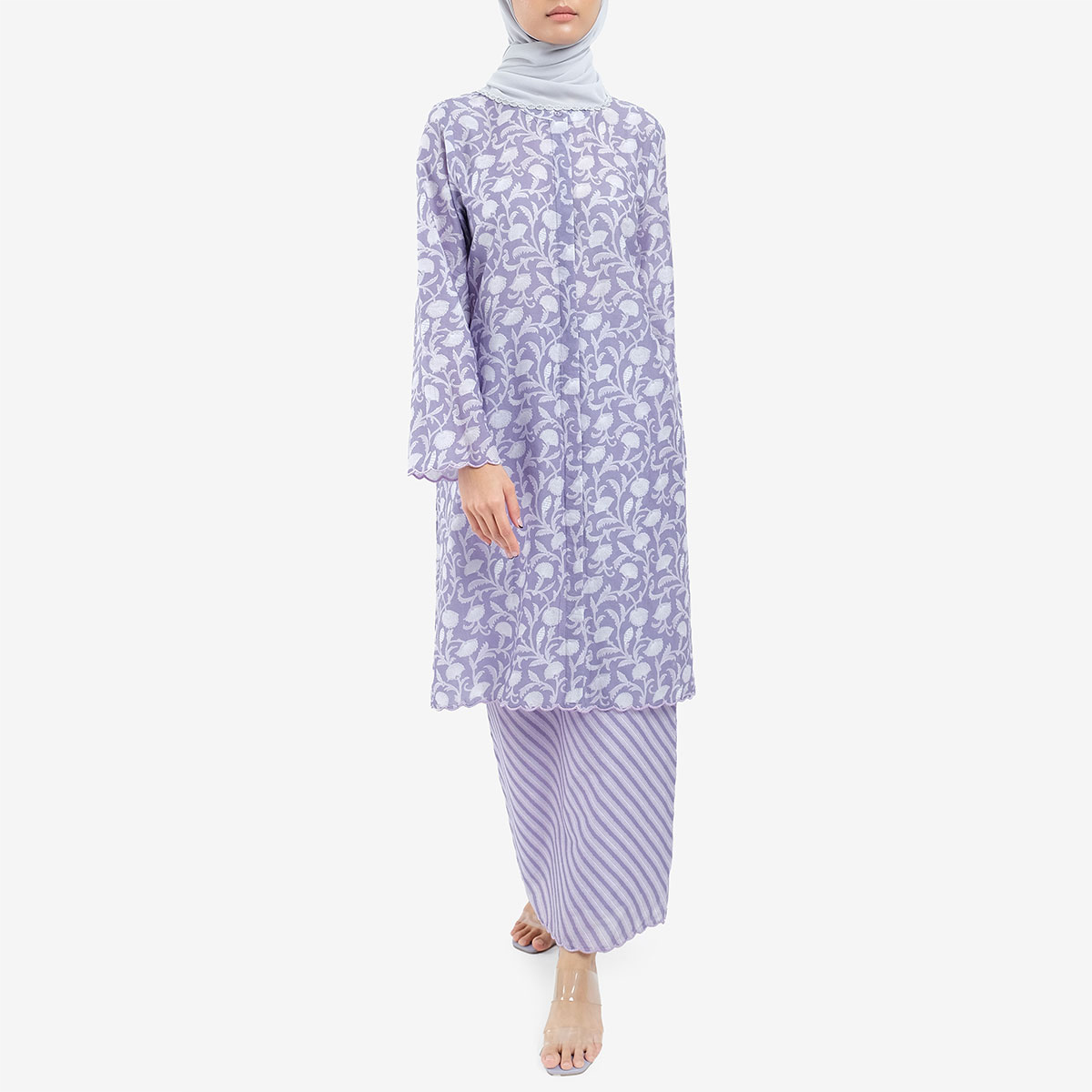 Poplook PREMIUM COTTON Pemandang Blouse & Skirt | Shopee Malaysia