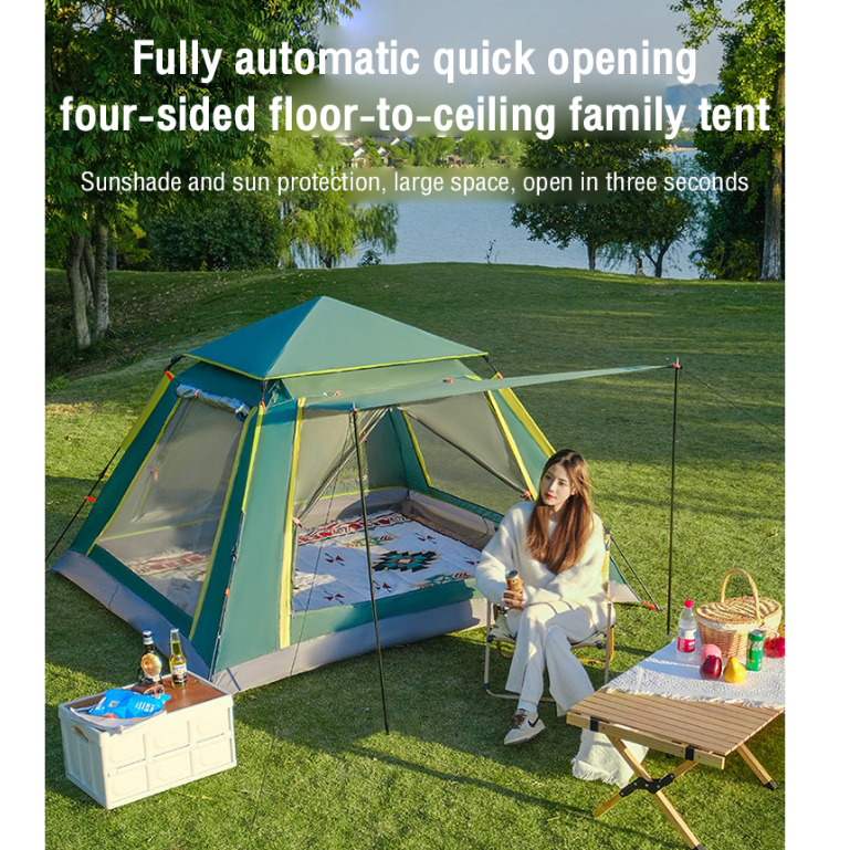 Automatic 5-8 Camping Tent Waterproof Auto Tent Automatic Tent Camping ...