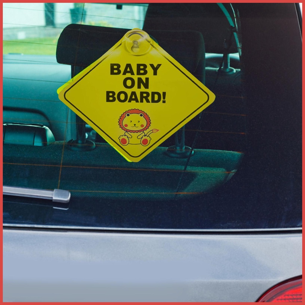 Sticker Baby On Board Reflective Car Sticker Safety Sign Safety Child ...