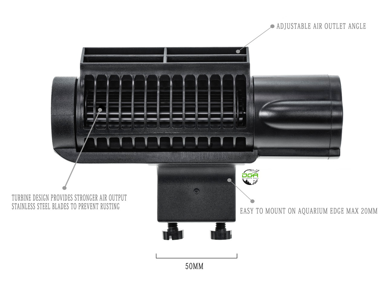 Jecod Aquariums Automatic Aquarium Temperature Settings Cooling Fan ...