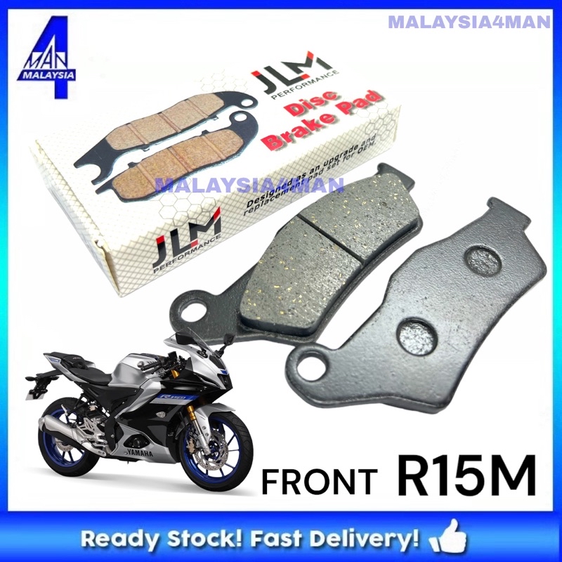 JLM YAMAHA R15 M R15M FRONT / REAR DISC BRAKE PAD R-15 M DISK PAD DISK ...