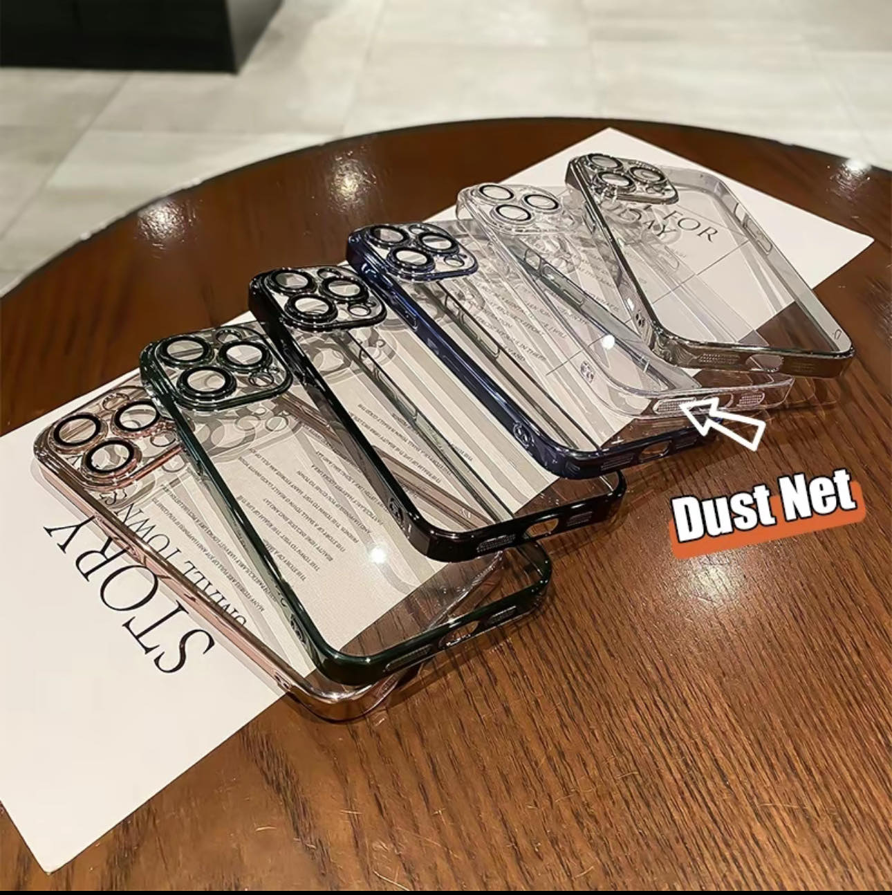 Shock Proof Case iPHONE 16 PRO MAX 15 PLUS 14 13 12 11 soft Transparent ...