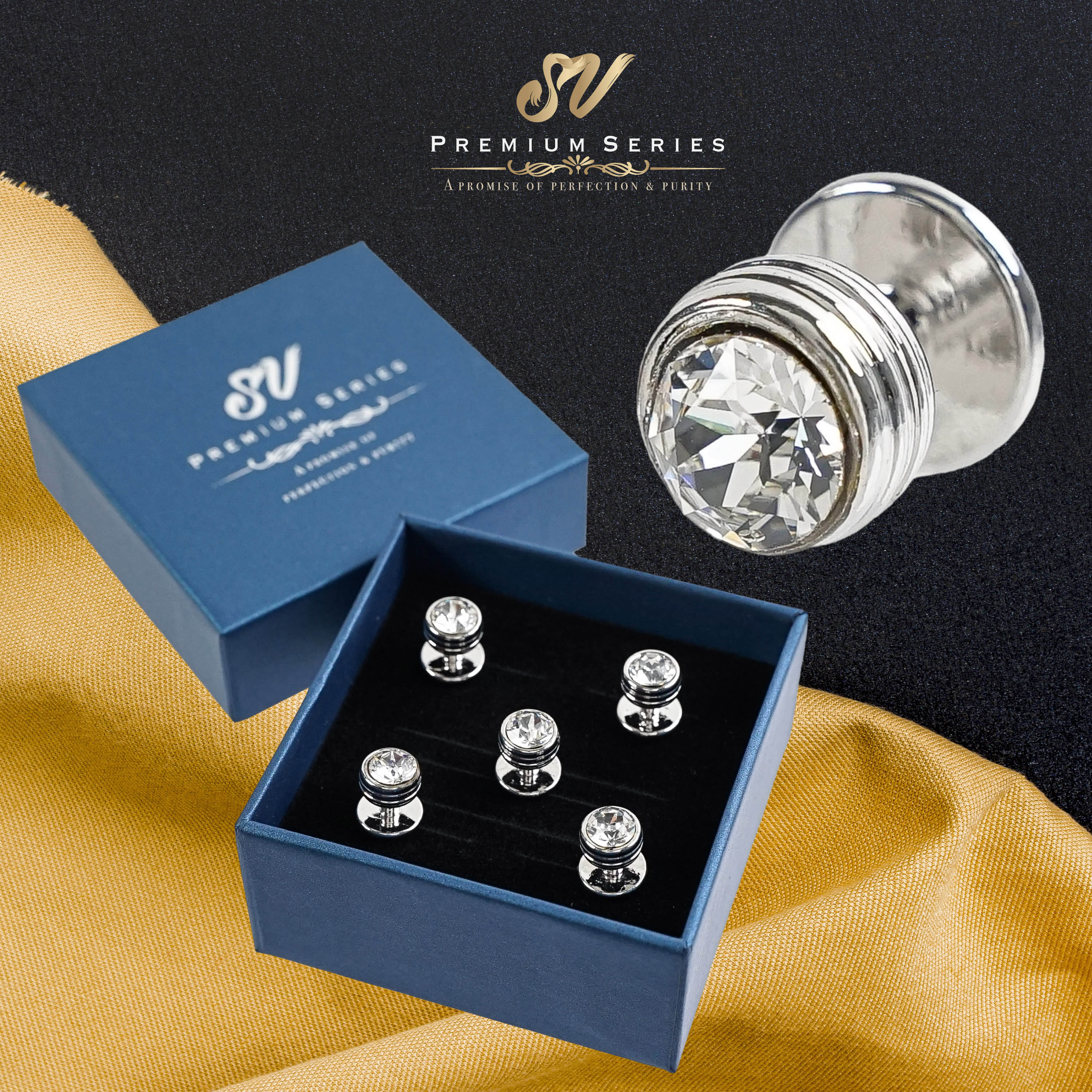 Butang Baju Melayu Elegant 5 Pcs FOC Box Butang Baju Melayu Exclusive ...