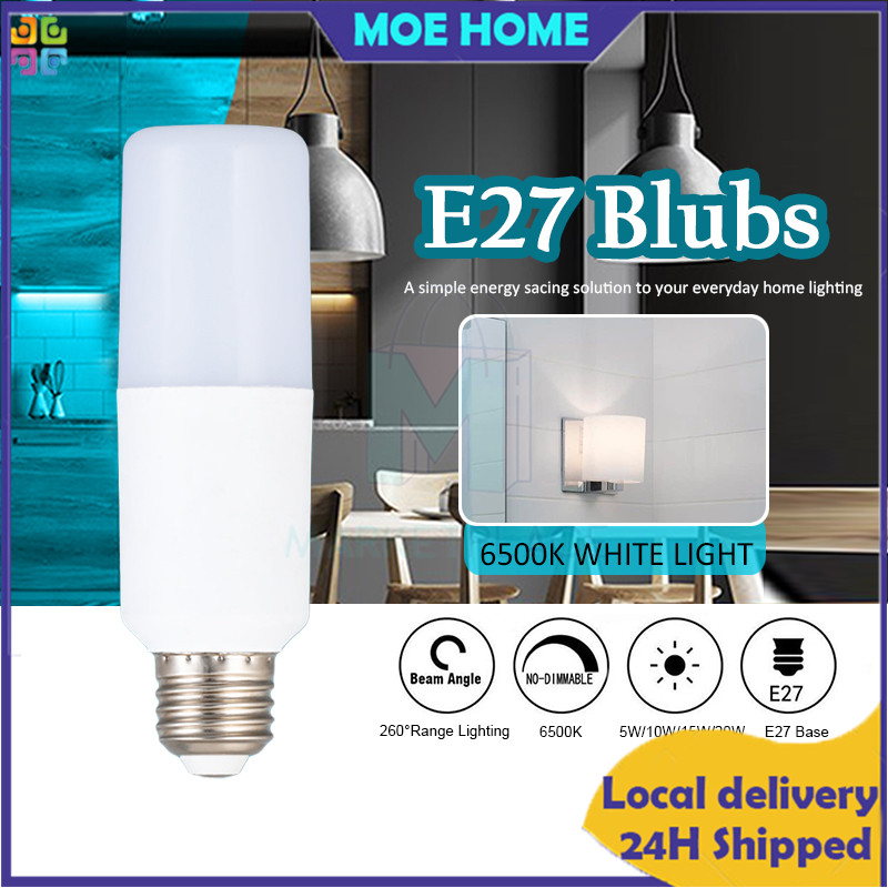 5W 10W 15W 20W LED Stick Bulb E27 saving Light Bulb White Light Home ...