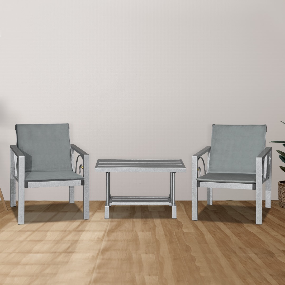 READY STOCK Sofa Besi FREE KUSYEN 1/2/3 Seater & Table Sofa Set 100% ...