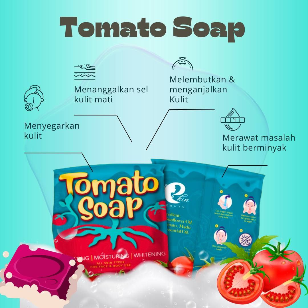 Soap Tomato Sabun Tomato Face Beauty Soap | Shopee Malaysia