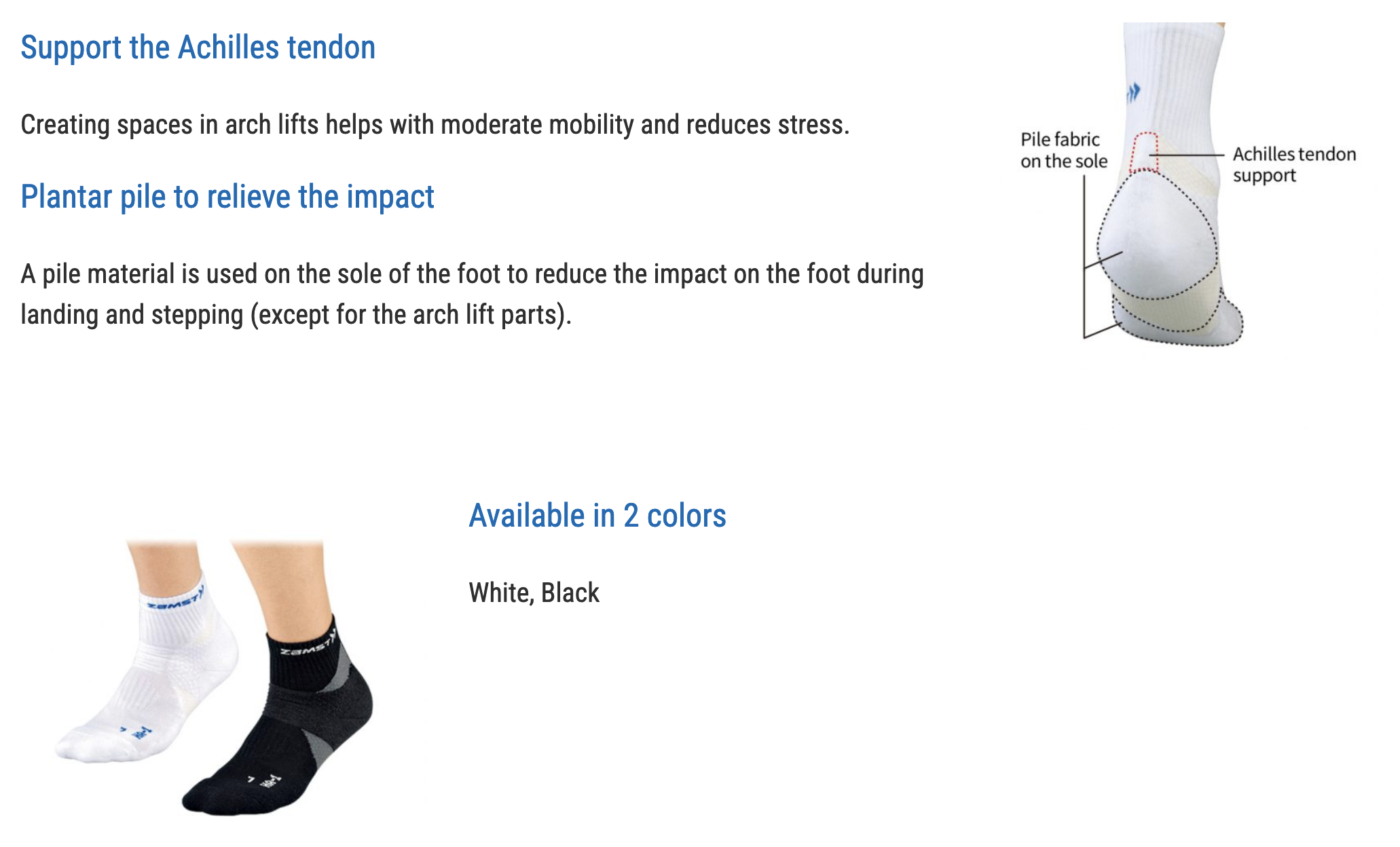 ZAMST HA-1 Short (Plantar Compression Support Socks) | Shopee Malaysia