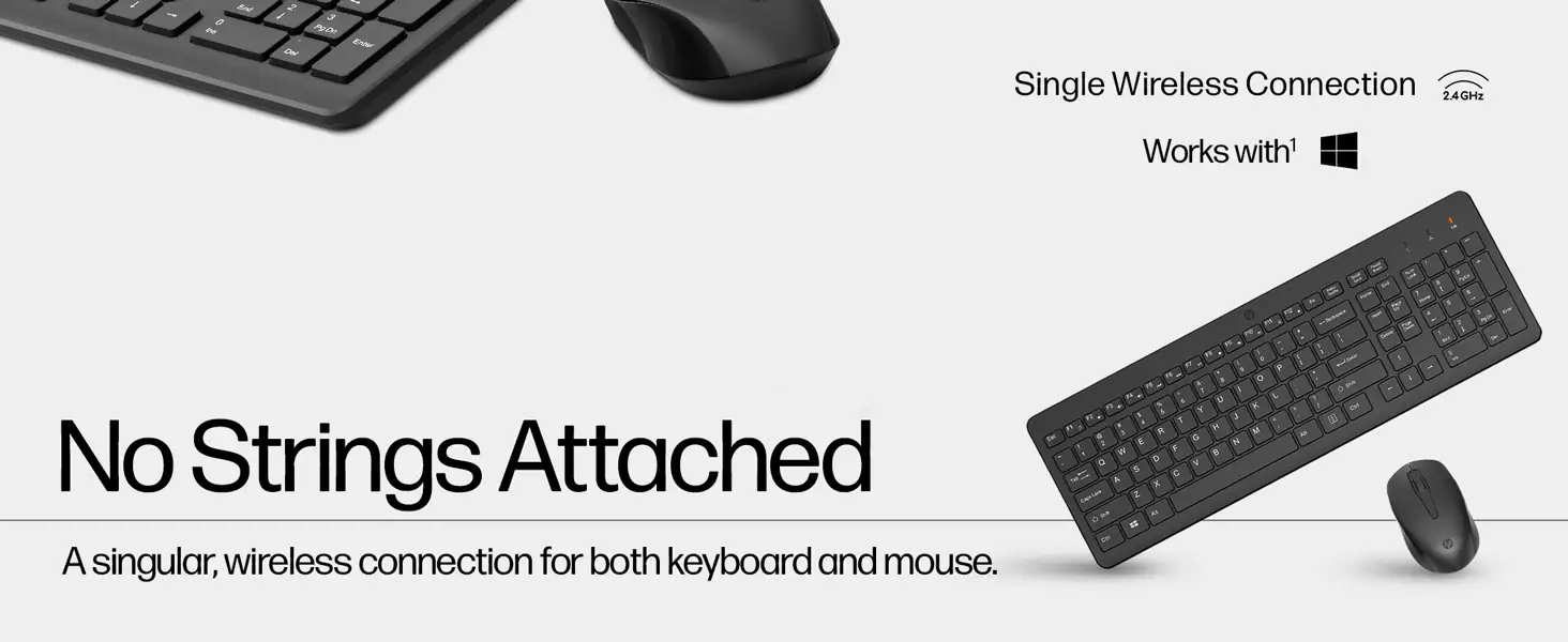 HP 330 Combo Wireless Keyboard and Mouse 2V9E6AA - BLACK | Shopee Malaysia