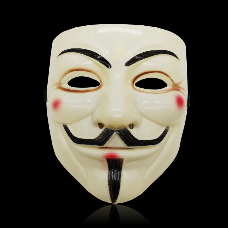 Halloween Mask Vendetta Mask Anonymous Mask Hacker Mask Guy Fawkes Mask ...