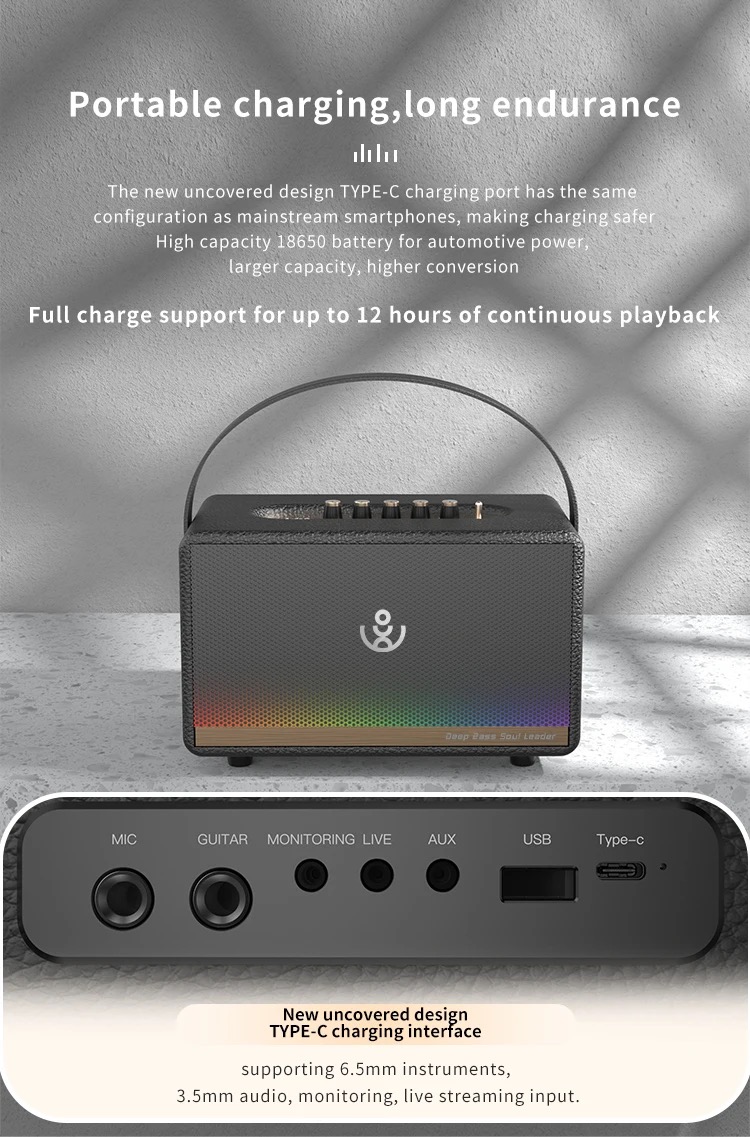 XDOBO Mirage 130W Wireless Power Outdoor Bluetooth 5.3 Speaker Square ...