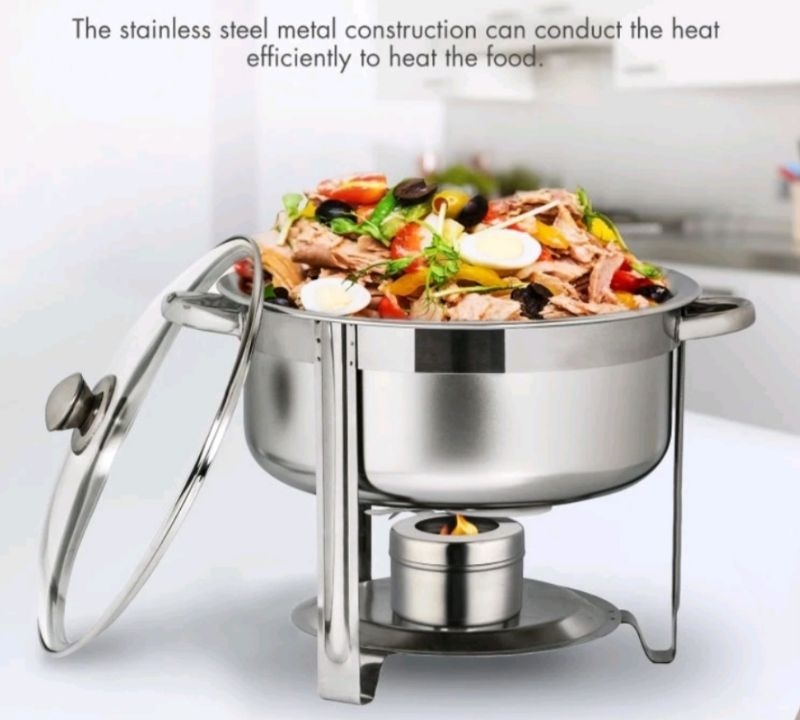 Stainless Steel Wax Heating Sterno Fuel Burner Holder for Chafing ...