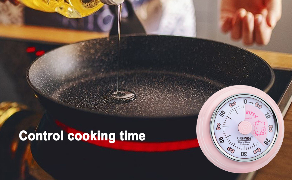 [CHEFMADE.os] HELLO KITTY Kitchen Timer Magnetic Mechanical Timer ...